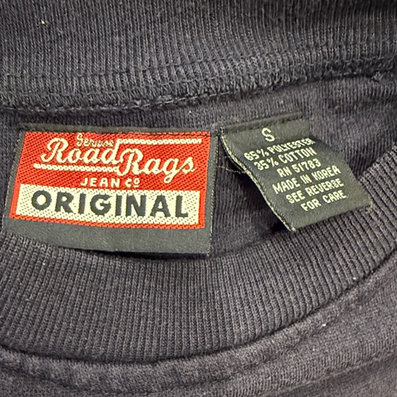 Road Rags Jean Co | Shirts | Vintage Road Rags Jean Co Sweatshirt Blue ...